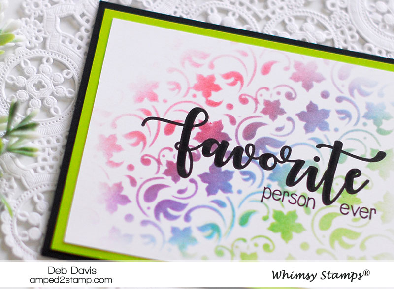 You're My Favorite Flower Flourish - NewAmped2Stamp