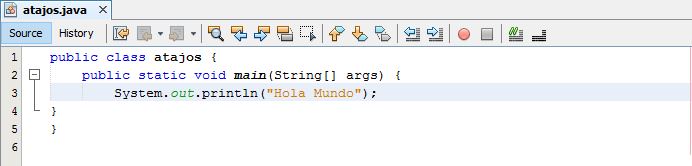 Tutoriales Java: Atajos Java en Netbeans