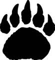 Bear paw print ~ unique animal wallpapers