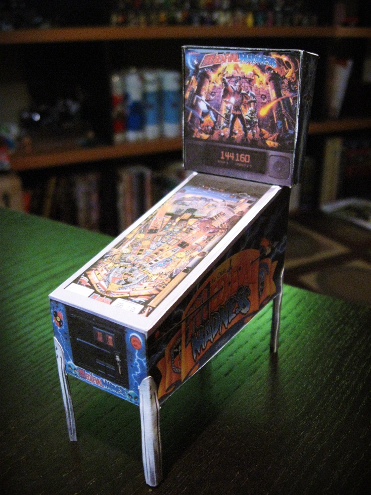 Lair of the Dork Horde: Welcome to the Nerdatorium Papercraft Video Arcade!