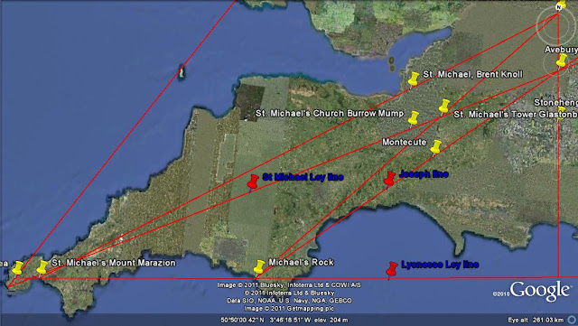 Ley lines in Britain: Avebury and the St. Michael Ley line