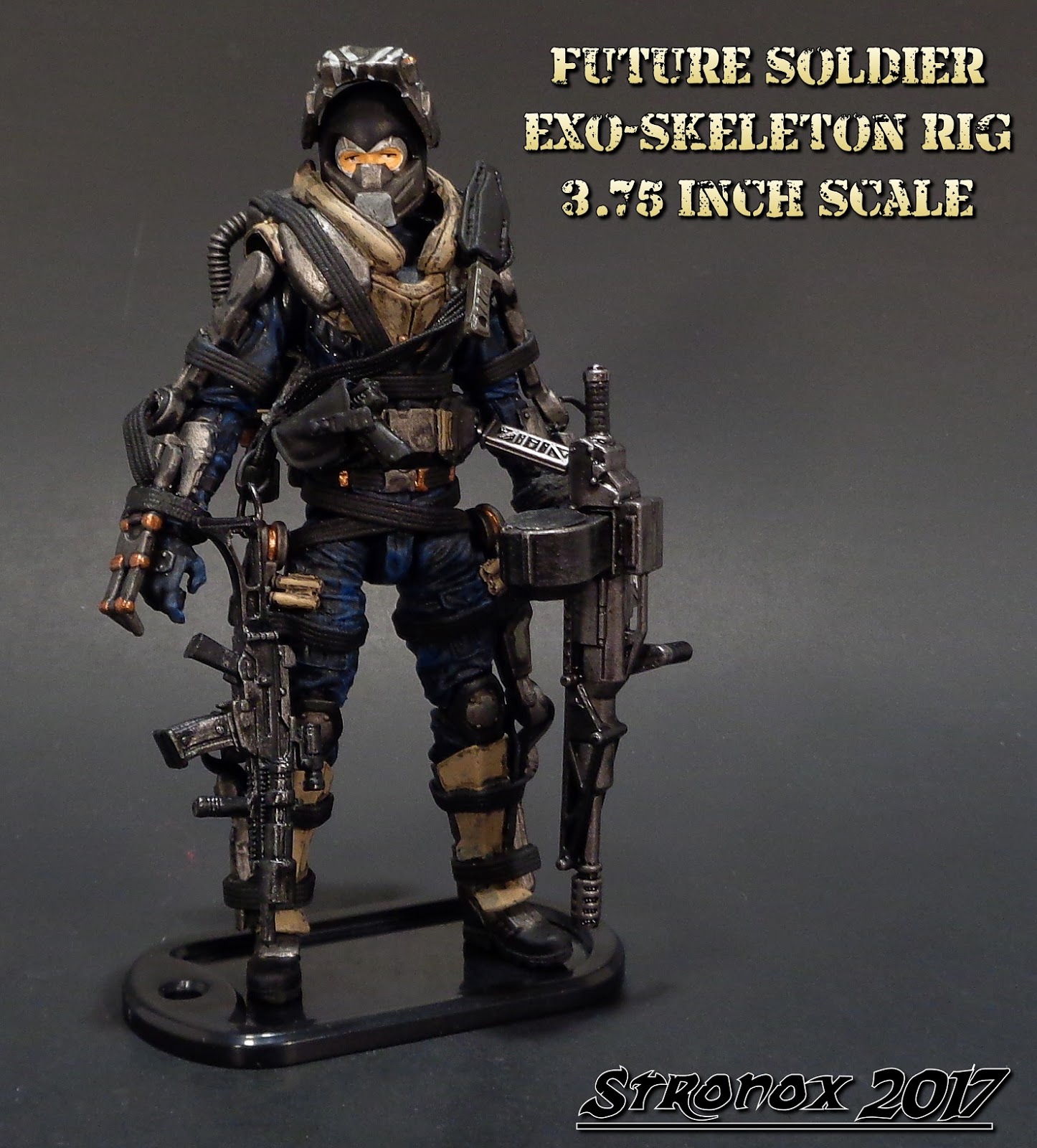 Stronox Custom Figures: Future Soldier: Exo-Skeleton Rig
