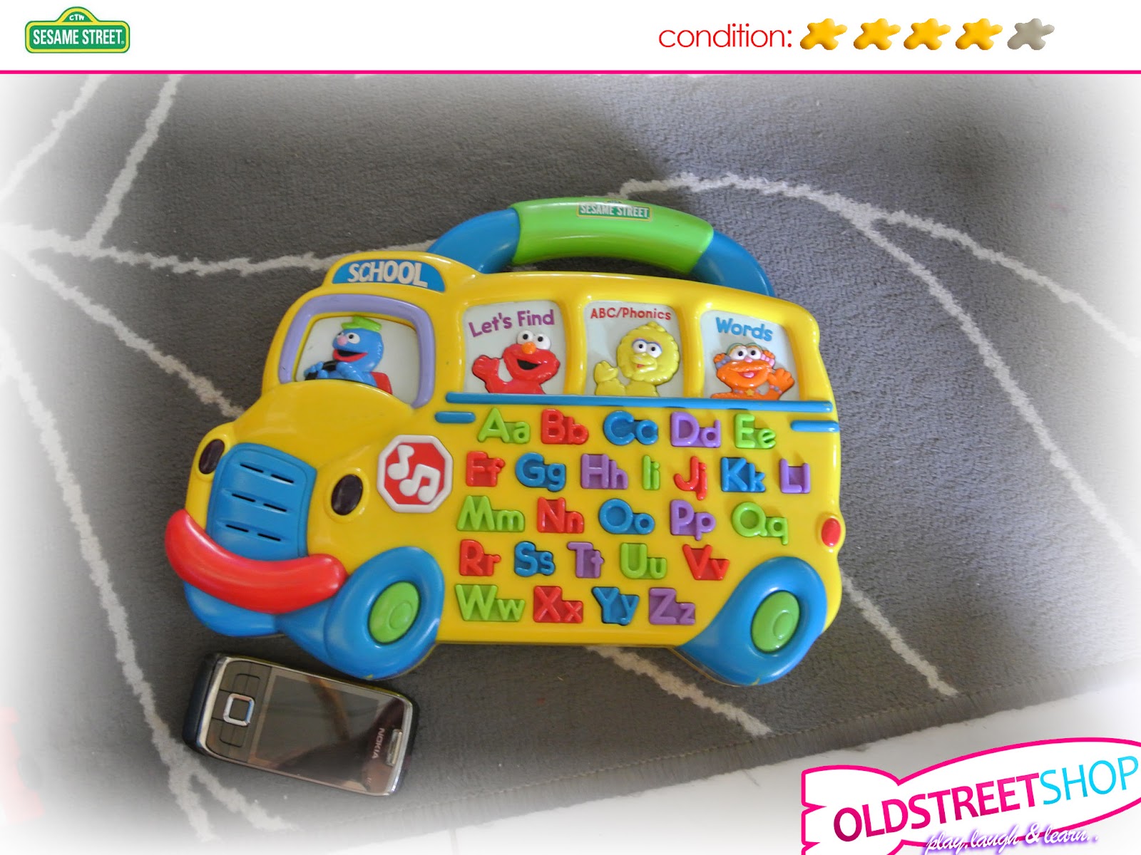 oldstreetshop: Sesame Street ABC Musical Bus