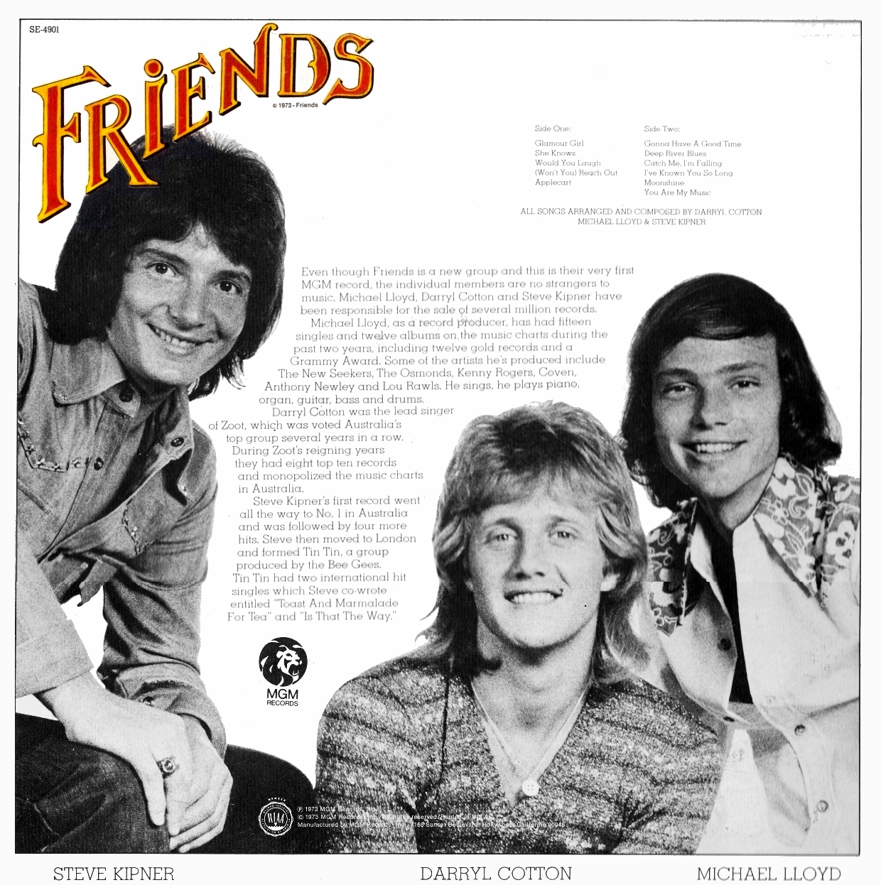 18 RODAS: FRIENDS - Friends (MGM, 1973)