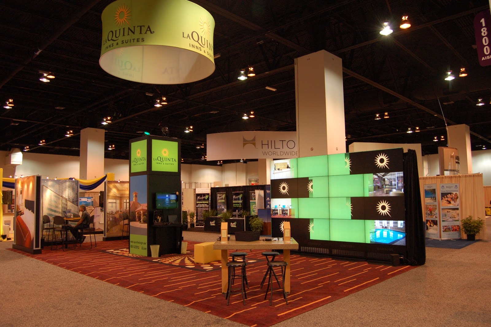 Event Design and Management: Trade Show Exhibit Video Wall