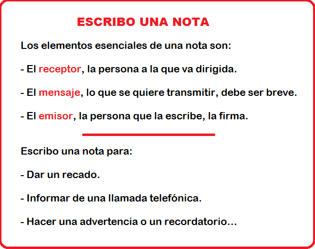 AULA REVOLTIÑA: ESCRIBIR NOTAS.