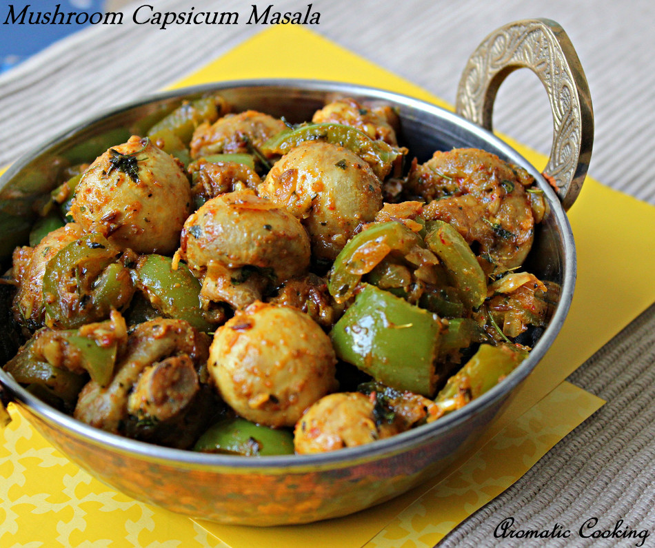 Aromatic Cooking: Mushroom Capsicum Masala