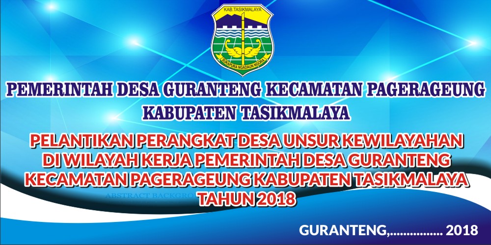 Download Contoh Spanduk Pelantikan Perangkat Desa.cdr - KARYAKU