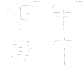 Four Dotted: Free printable Signpost dotted drawing worksheet/activity ...