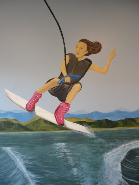 Bawden Fine Murals: Wakeboard Mural