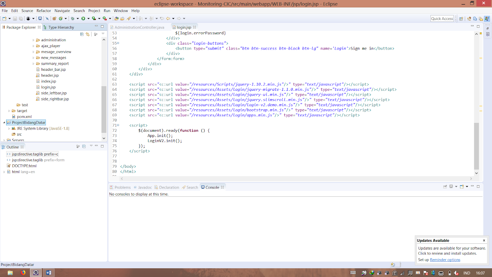 Tutorial Java - Mengenal Workspace, Project dan Class (Part1)