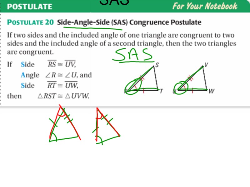 2 > 1 - Geometry Page: Dec 16th -SAS and HL