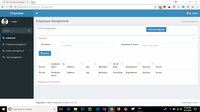 Employee Management System In Php Using Laravel Framework With Source
