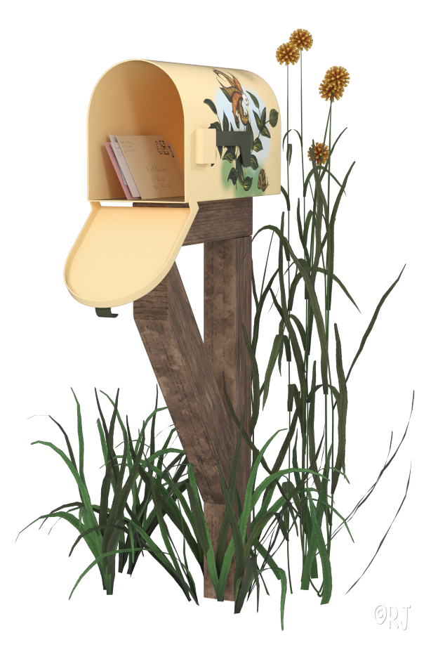 RJs Bits Bobs Props & Pieces: Pretty Mailboxes