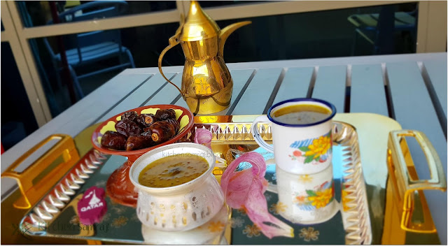 Habbat Al Hamra - Traditional Qatari Drink | Kitchen Samraj!