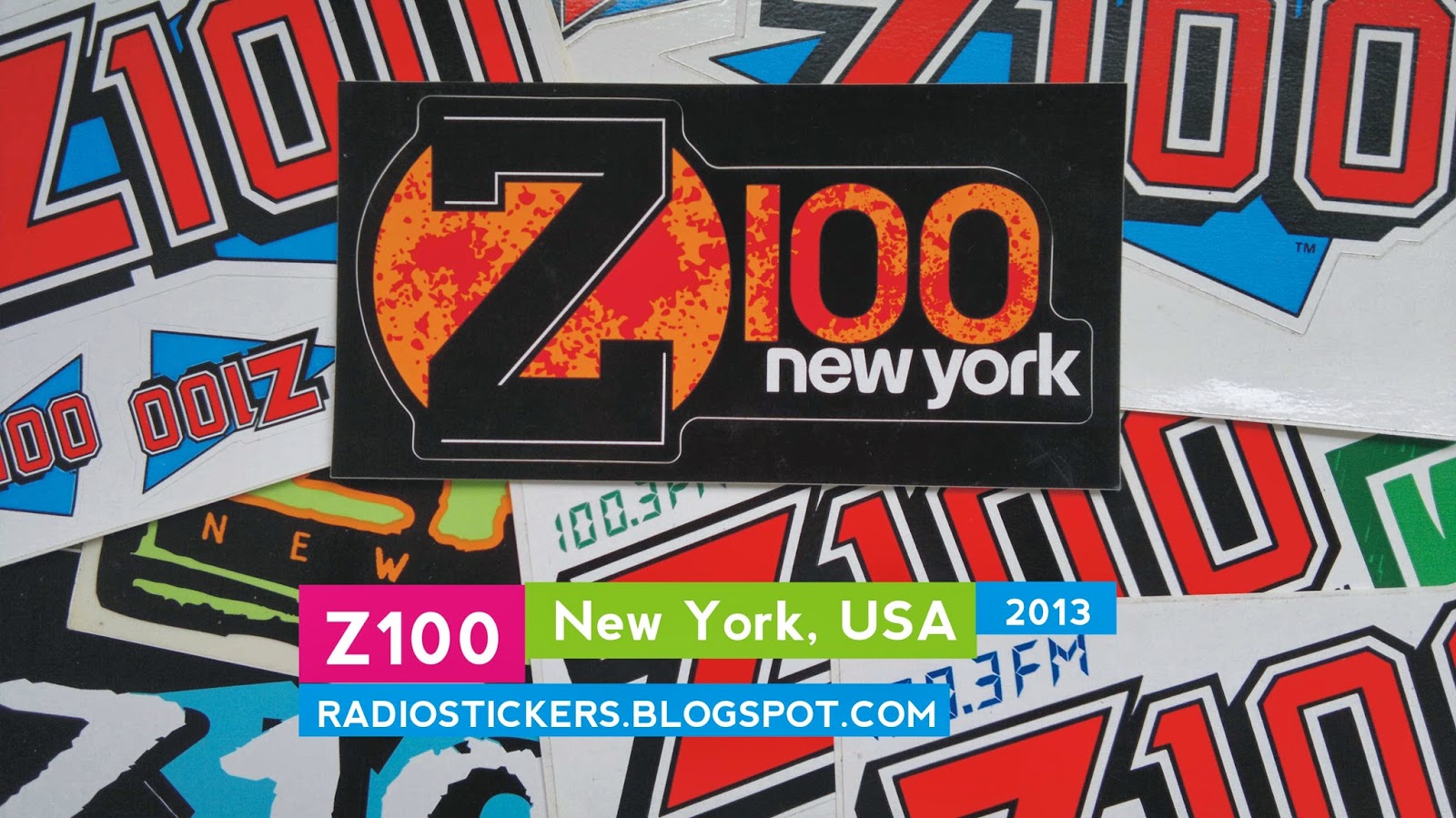 RADIO station stickers... and more!: Z100, New York (1983-2013)