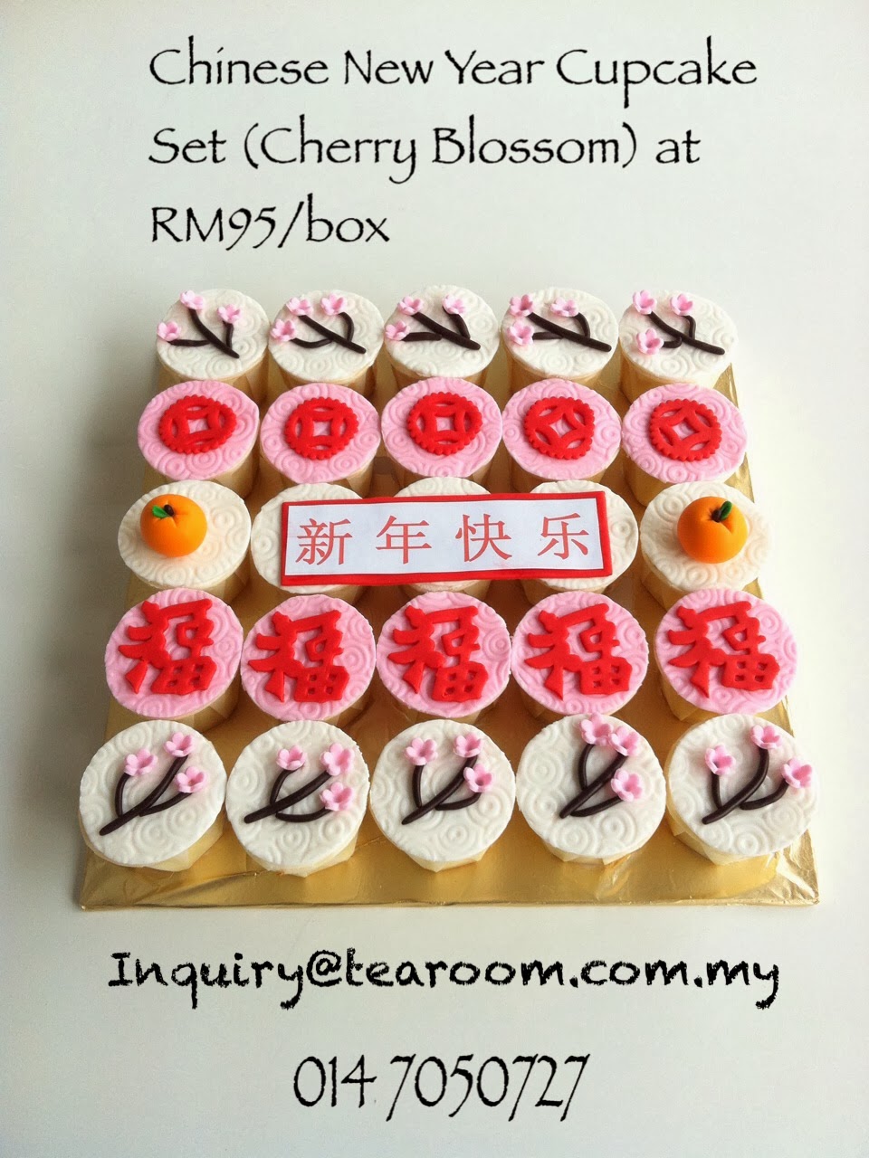 TeaRoom by Bel Jee: Chinese New Year cupcakes 2014