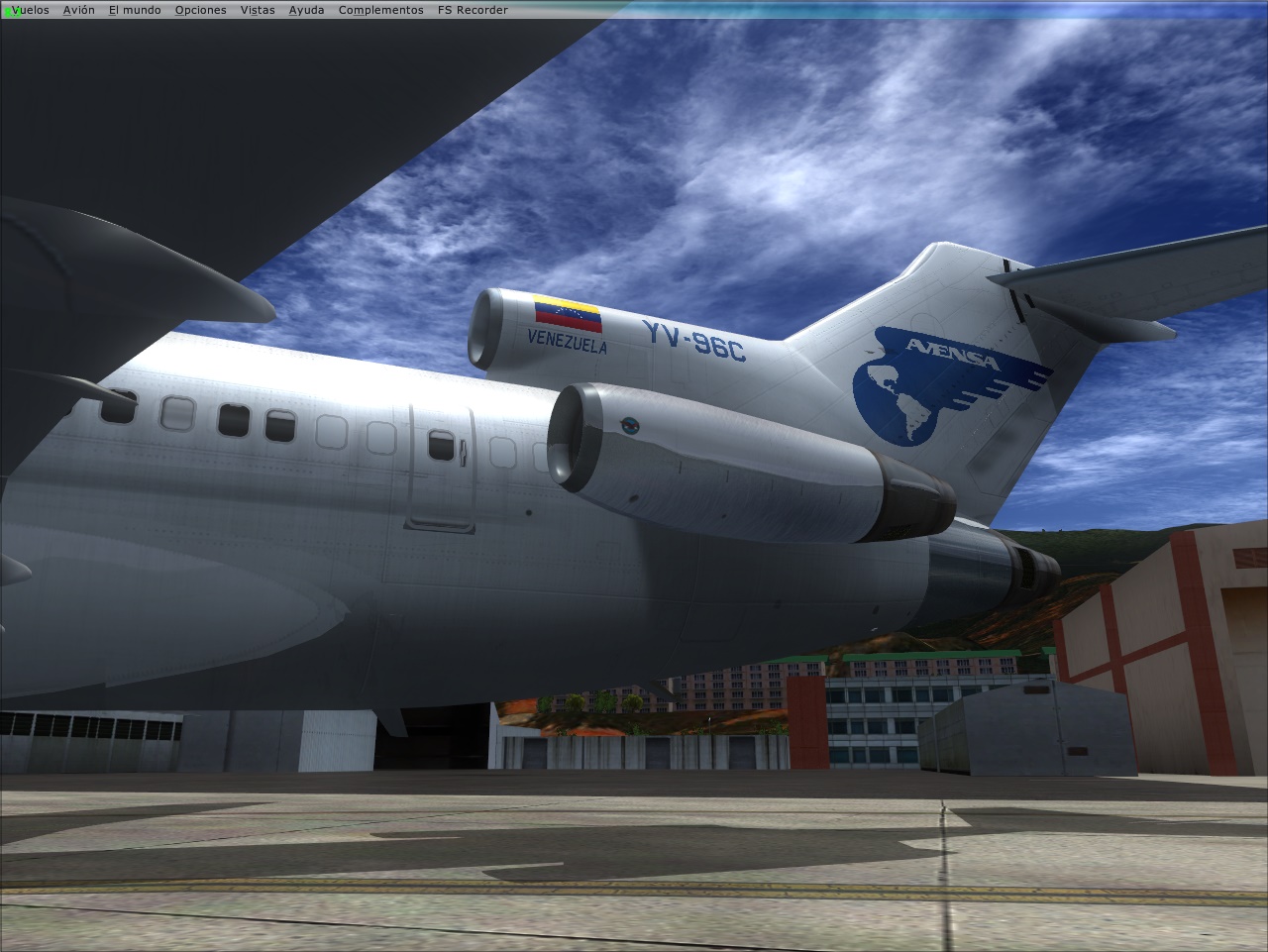 [FS2004/FSX/P3D] TDS Boeing 727-200 VIASA YV-128C - Avensa YV-96C Base Pack