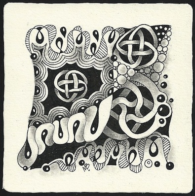 Enthusiastic Artist: Circular tangles