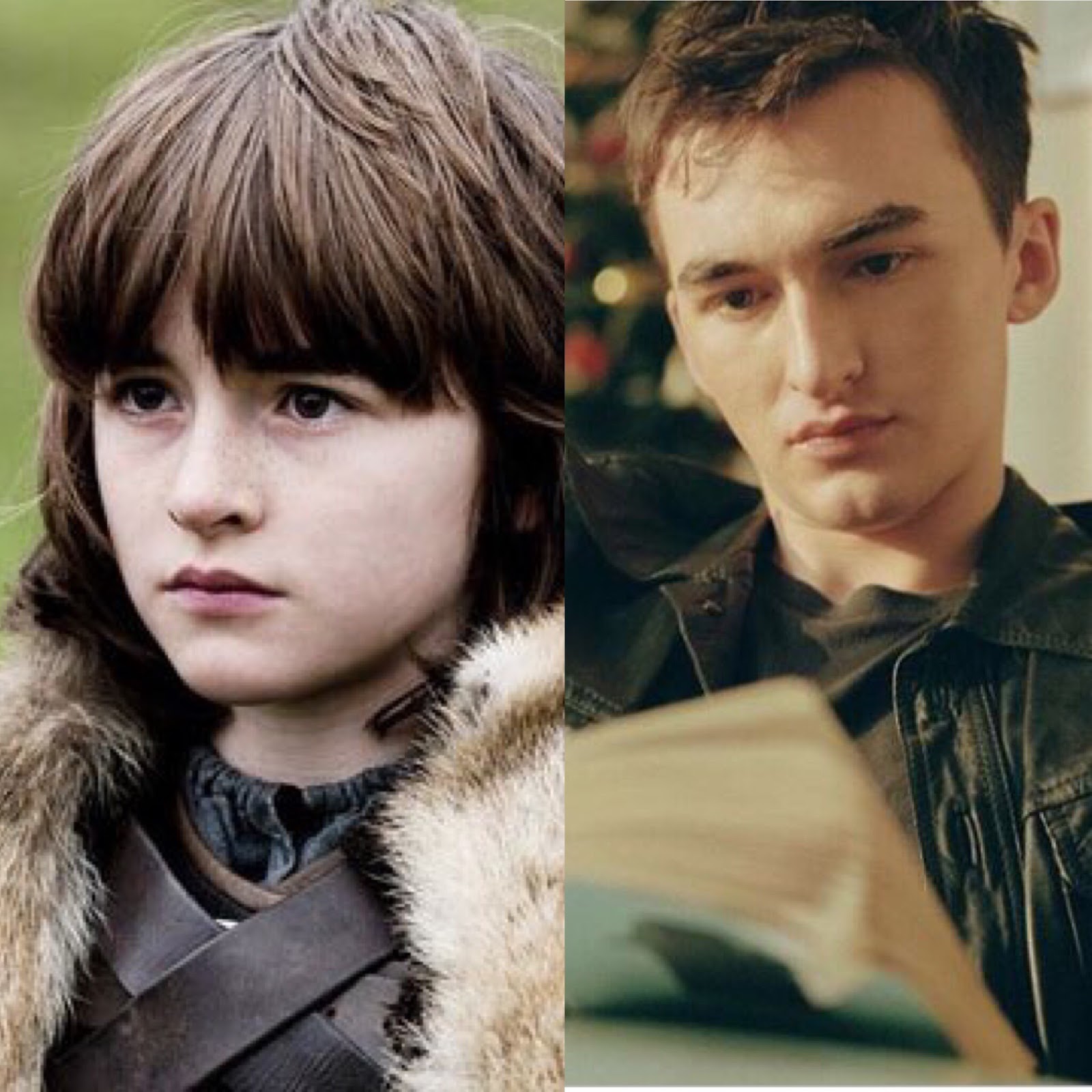 Mira el antes y el después de los “hermanos Stark” en GOT