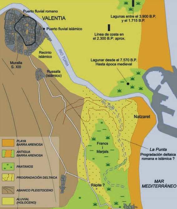 ArqueoLugares: VALENTIA. Valencia romana y medieval. País Valencià. (E)