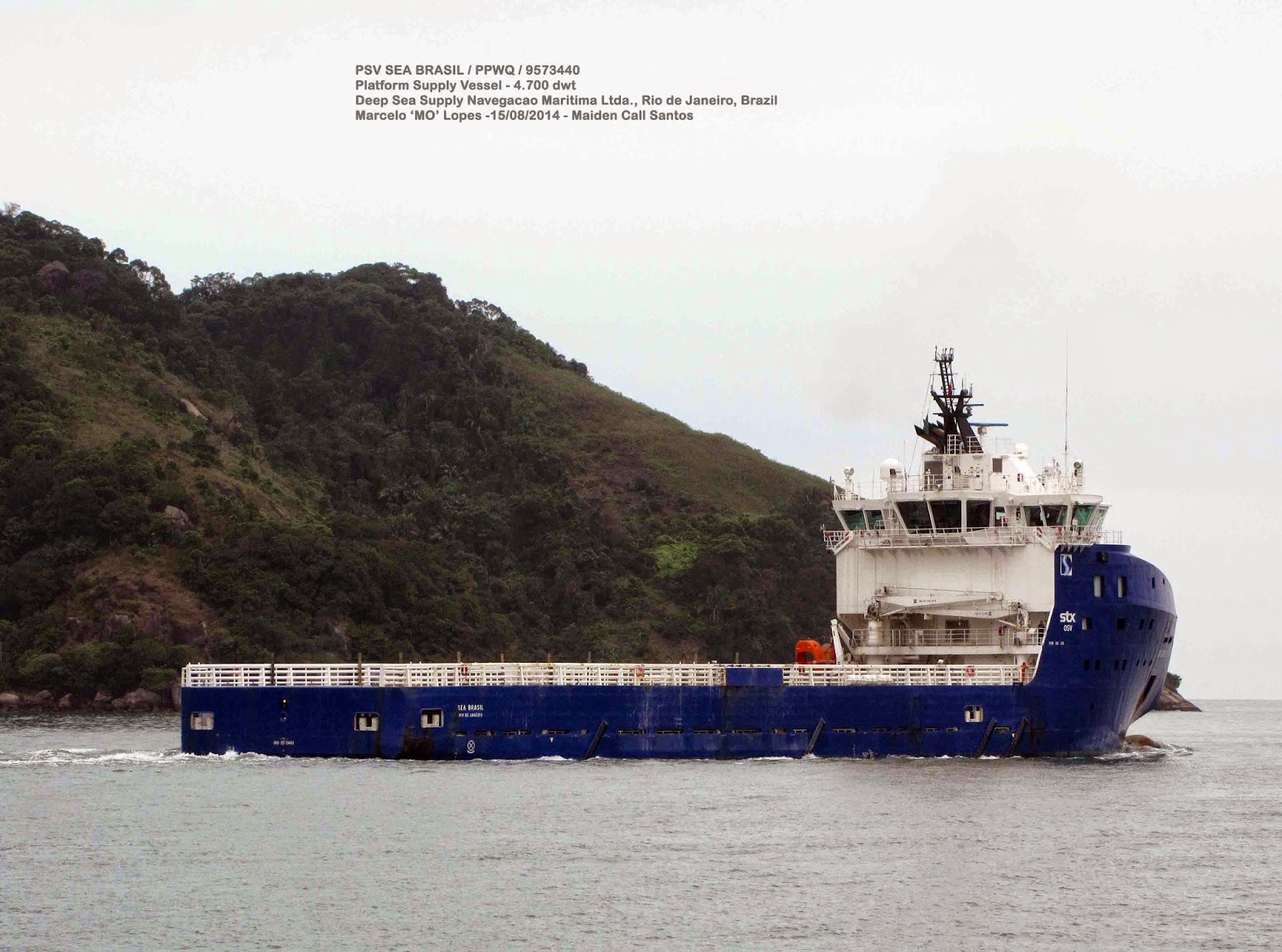 Santos Shiplovers: PSV Sea Brasil / PPWQ - Suspendendo do Saipem em sua ...