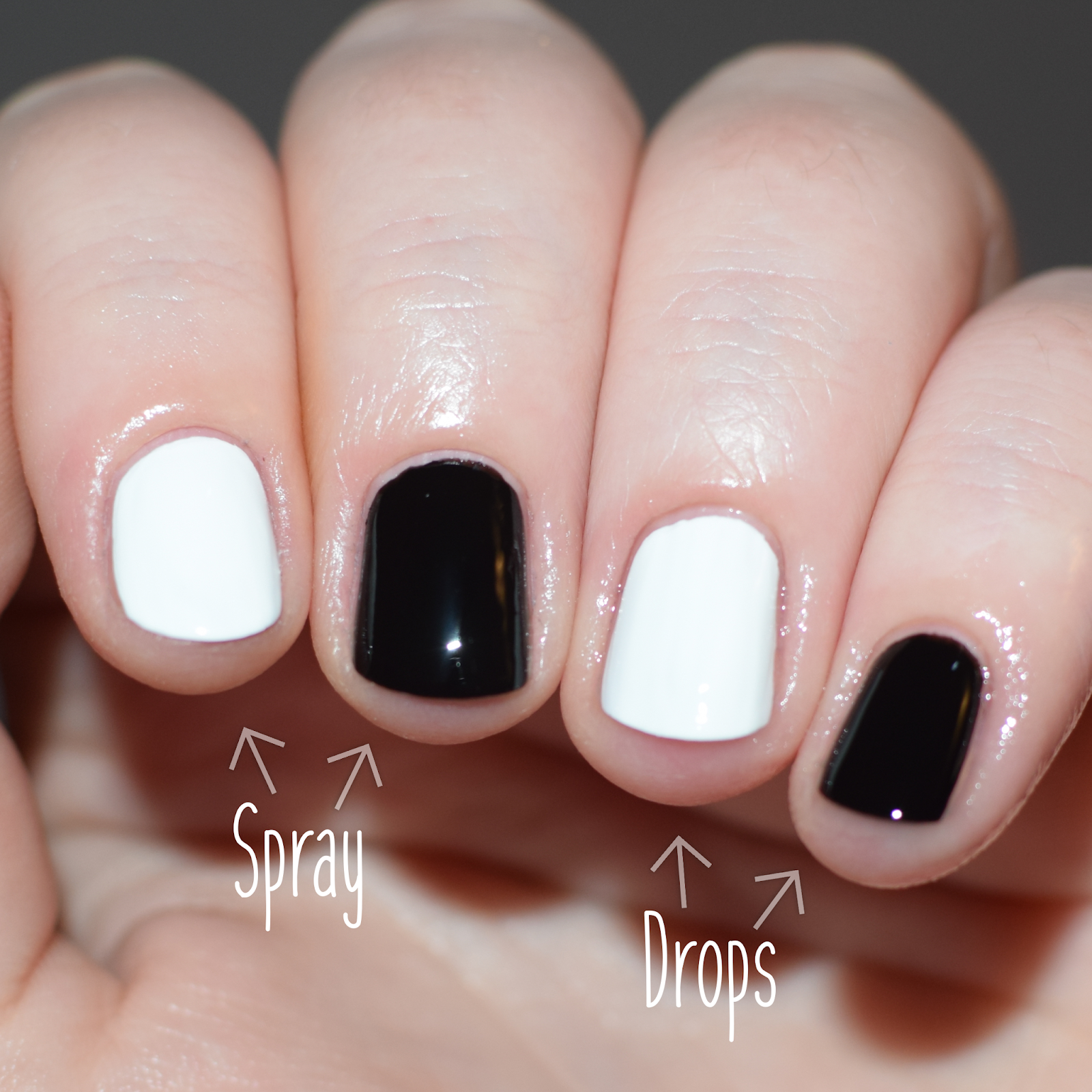 Essence Express Dry Drops & Spray // Review & Comparison - Nimy Nails