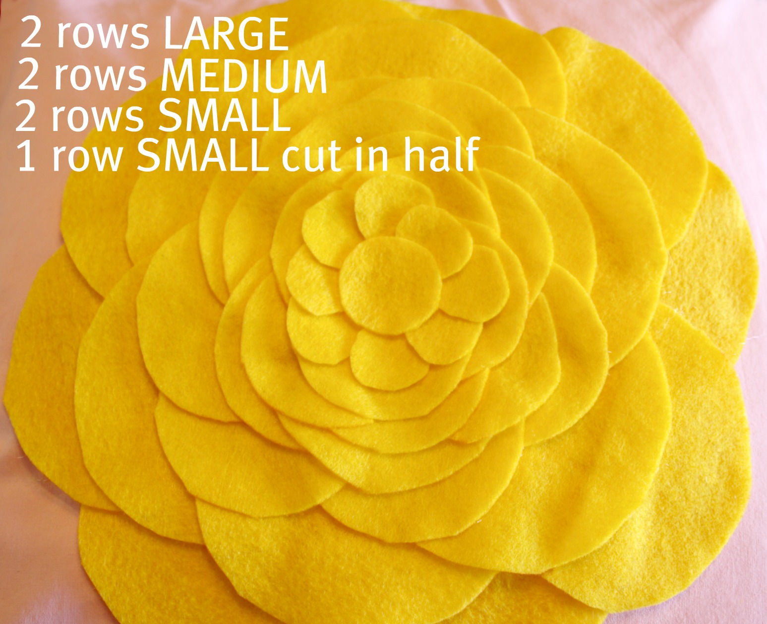 NatSprat: No-Sew Felt Flower Pillow Tutorial