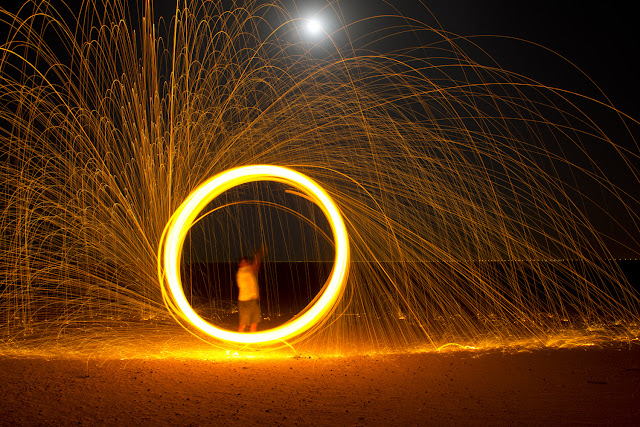 Digitally Exposed: Light Painting with Steel Wool