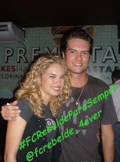 FC Rebelde Para sempre ': Lua Blanco foi conferir show do irmão Pedro Sol