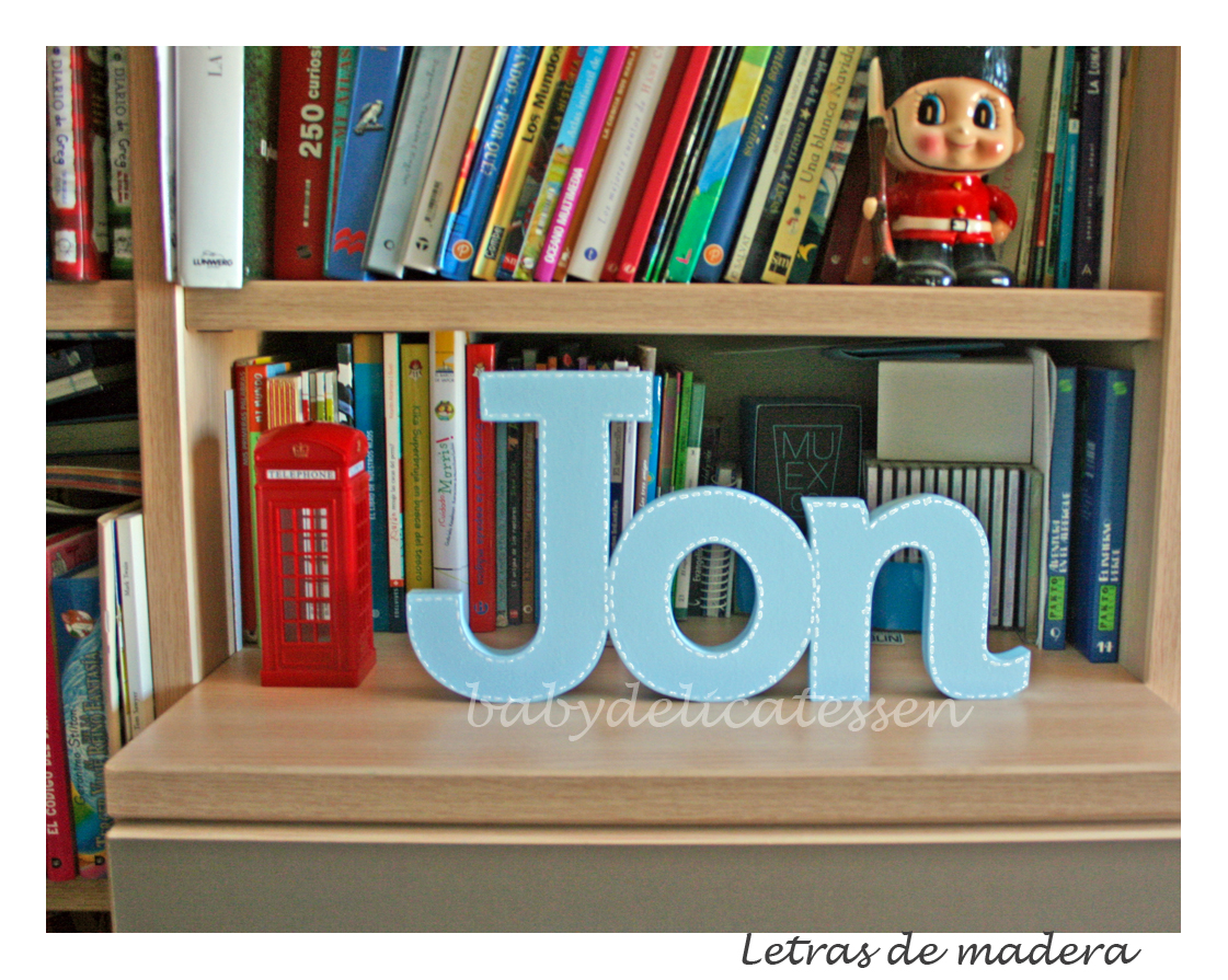 BABY DELICATESSEN LETRAS DE MADERA: JON