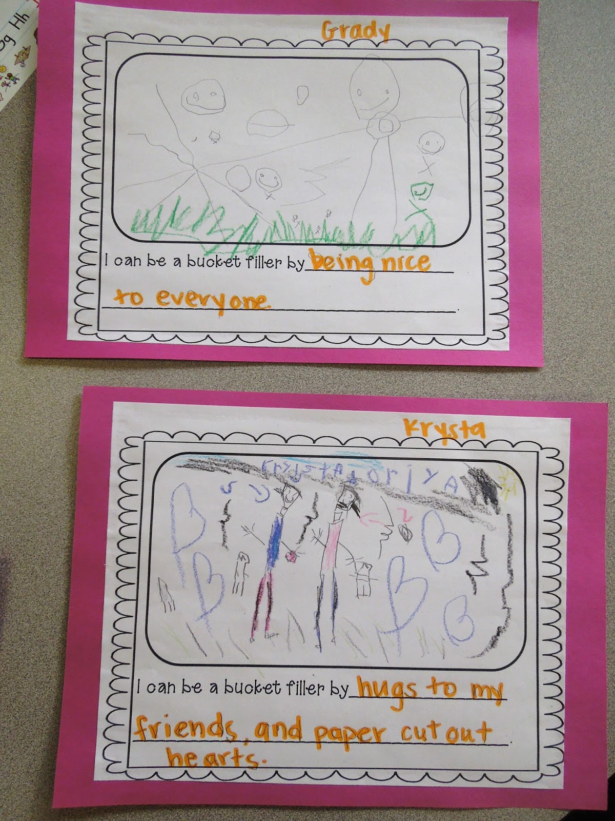 Miss Jones' Kindergarten Class: We are Bucket Fillers!