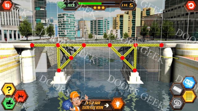 Bridge Construction Simulator [Easy] Level 5 ~ Doors Geek