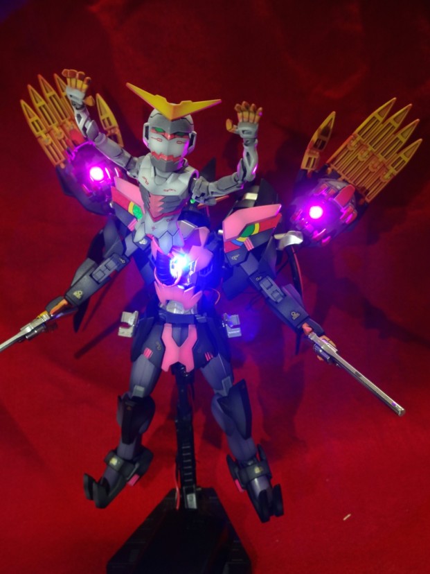 Custom Build: HGBF 1/144 Gundam The End + LED