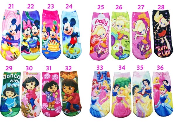 *: Disney Character Socks