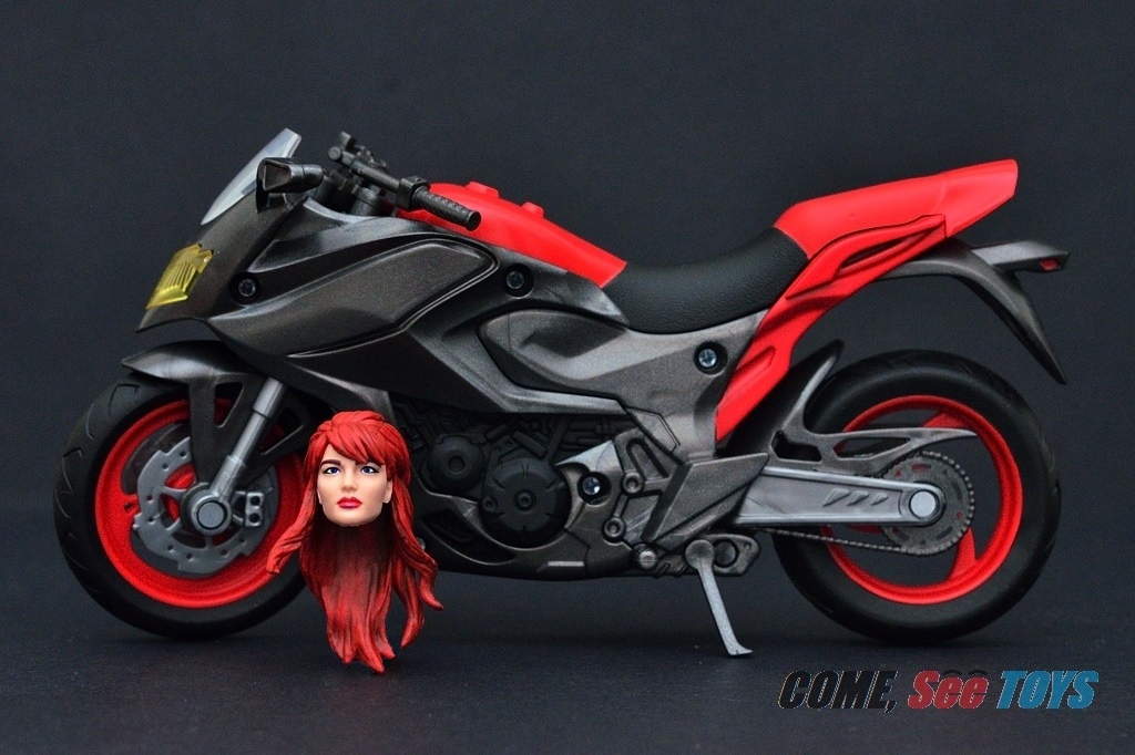 Come, See Toys: Marvel Legends Series Ultimate Riders Black Widow with Bike