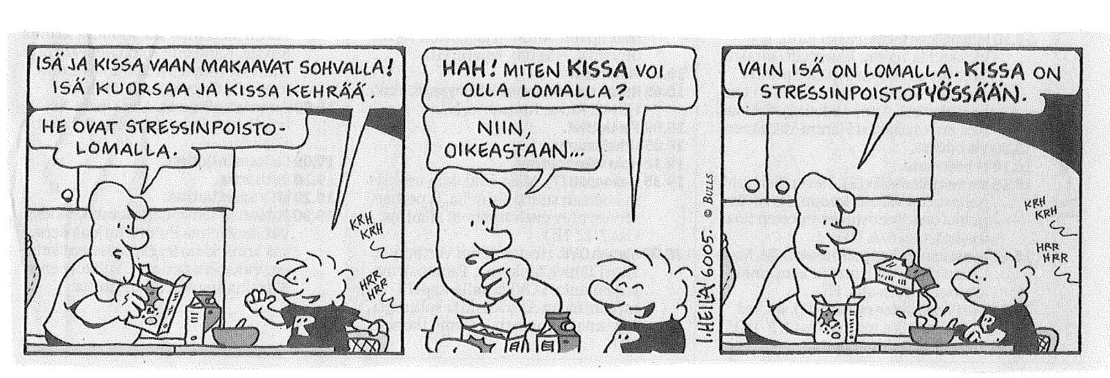 Tassulinna: Sarjakuvia ja linkit Salaisen joulukissan postauksiin