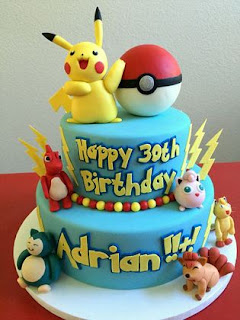 Kue Ulang Tahun Pokemon Go Terdapat Juga Pikachu | Kumpulan Gambar Kue ...