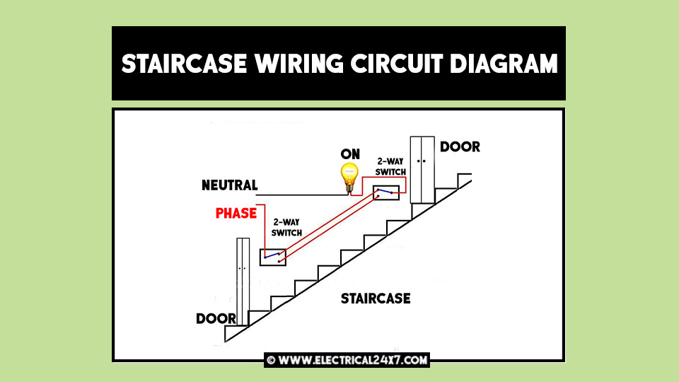 How to control a lamp from two different places by two ,2-way switches?
