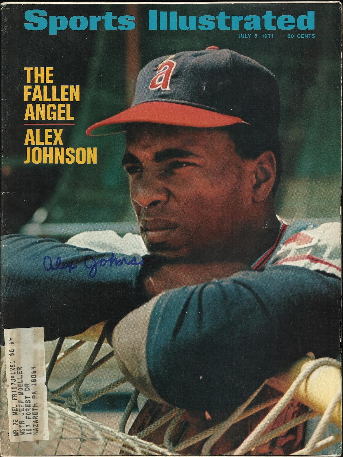 The Angels, In Order: Alex Johnson Signed Sports Illustrated