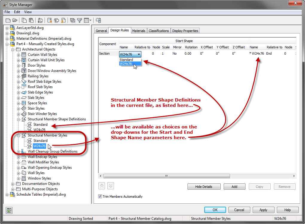 The Architect's Desktop: ACA Structural Member Styles - Part 4