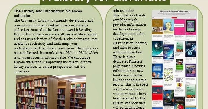 Librarian in Training: A Library for Librarians