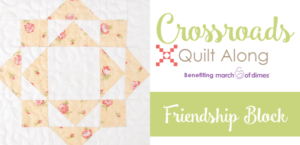Down Grapevine Lane: Crossroads Quilt Along: Friendship Block