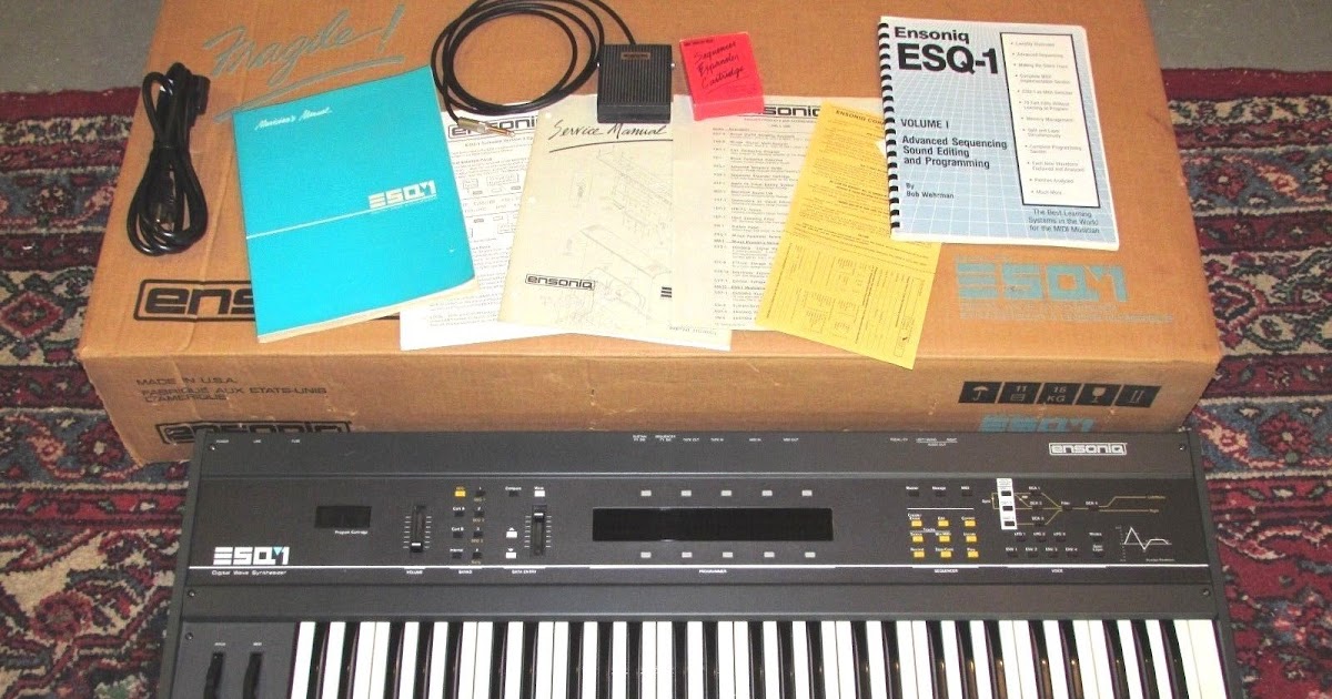 MATRIXSYNTH: Ensoniq ESQ-1 with Original Box