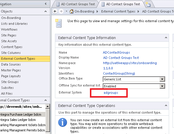 Matt's SharePoint Blog: SharePoint 2010 External Content Type ...