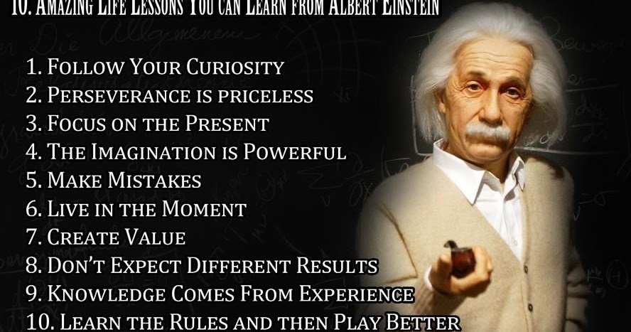 Awesomequotes4u.com: 10 Lessons from Albert Einstein