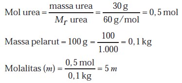 Rumus Perhitungan Molalitas dan Contoh Soal Jawab - Rumus Kimia