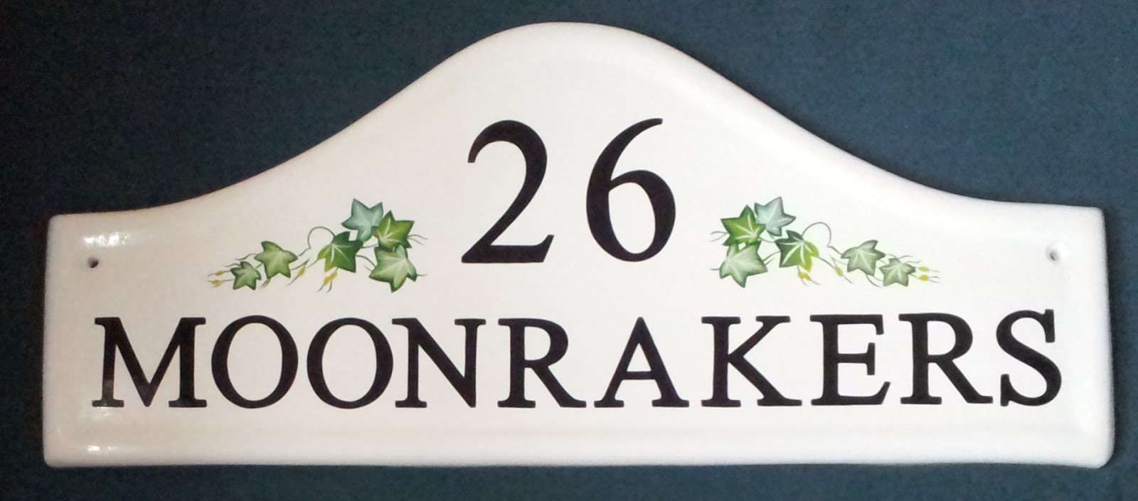 Hand Painted House Signs by Ceramic Art: Last Thursday's Signs