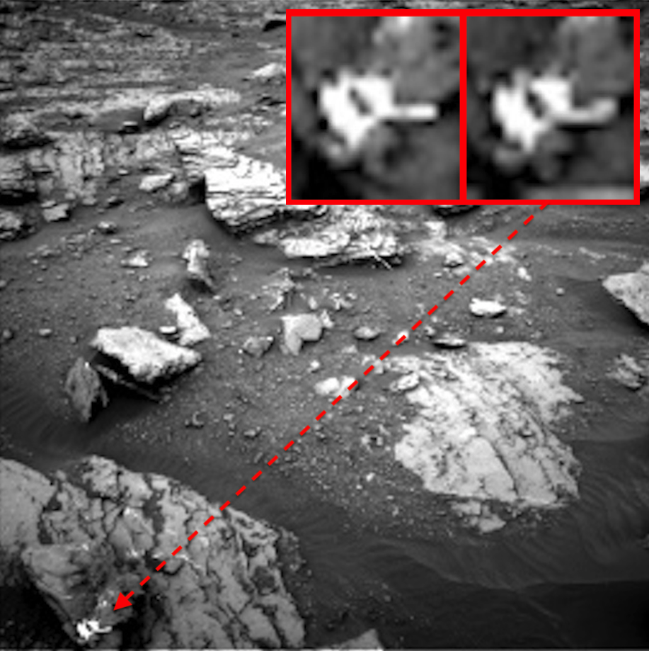UFO SIGHTINGS DAILY: Living Rock Moves On Curiosity Rover Camera June ...