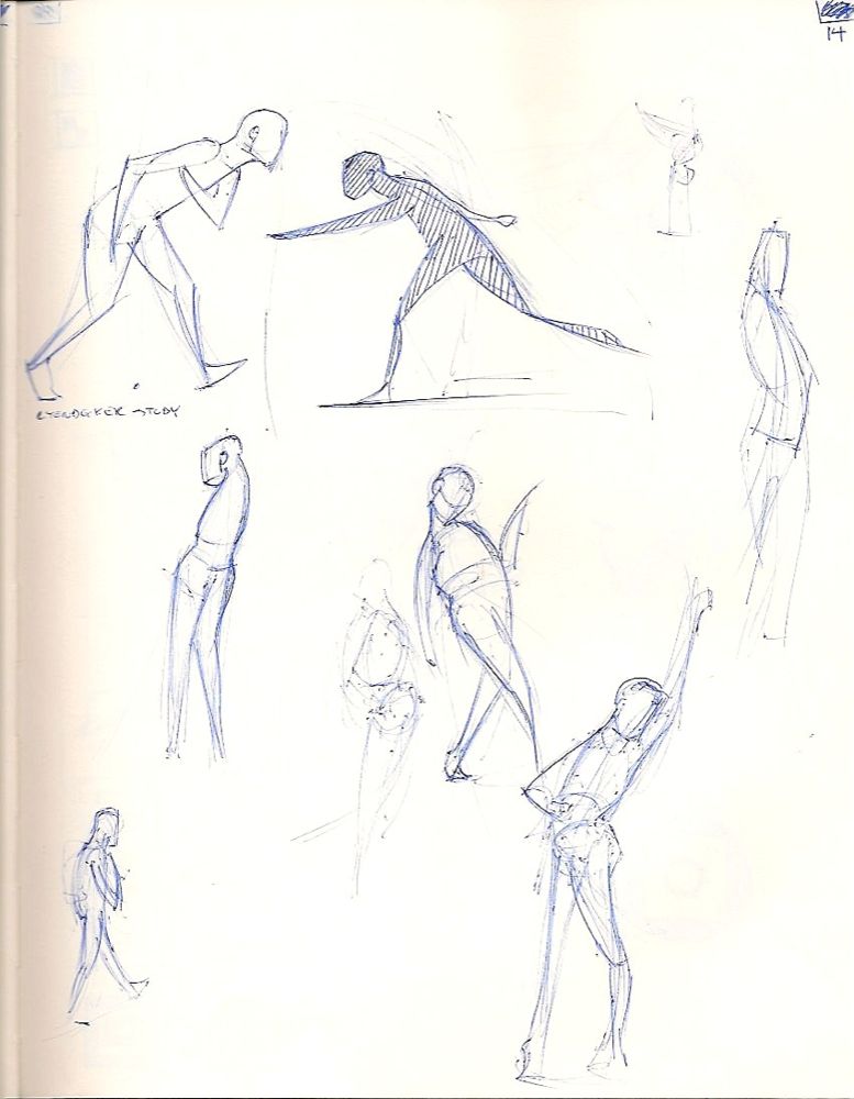 Bagel With an "N": Past 2 weeks figure drawing